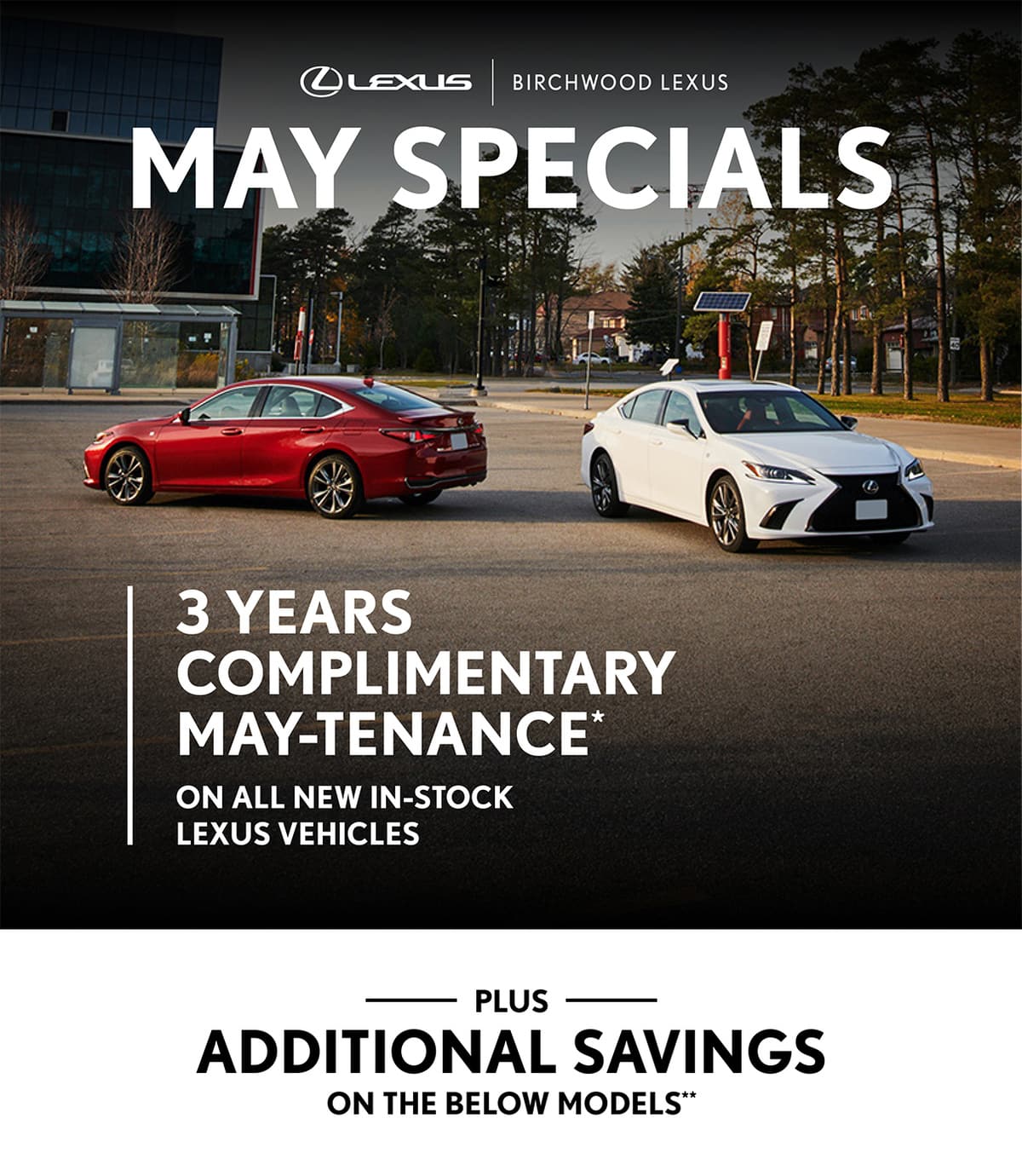 Lexus Offers | Birchwood Lexus